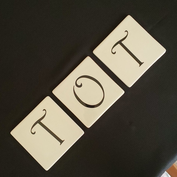 Accents | Custom Letters Ceramic Tile 5 X 5 | Poshmark